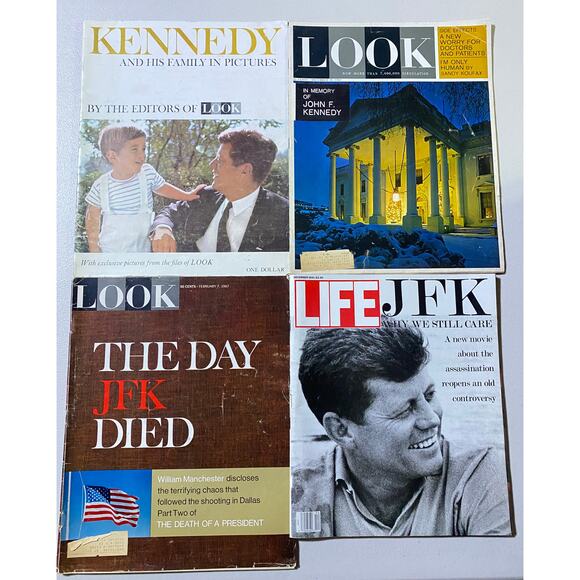 Life Magazine | Accents | Life And Look Magazines On John F Kennedy ...